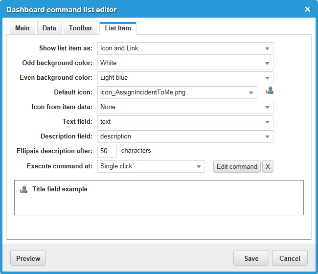 Using the Dashboard Center
